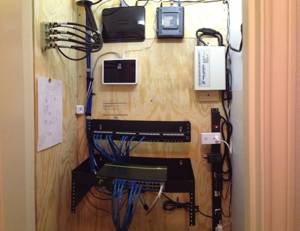 DIY Home Network Closet | Abraham Farris